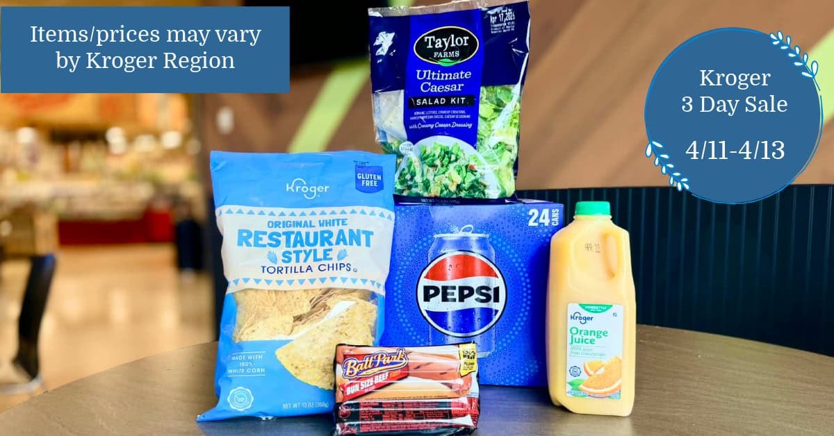 LAST DAY! Kroger 3 Day Sale (4/11-4/13 ONLY) - Kroger Krazy