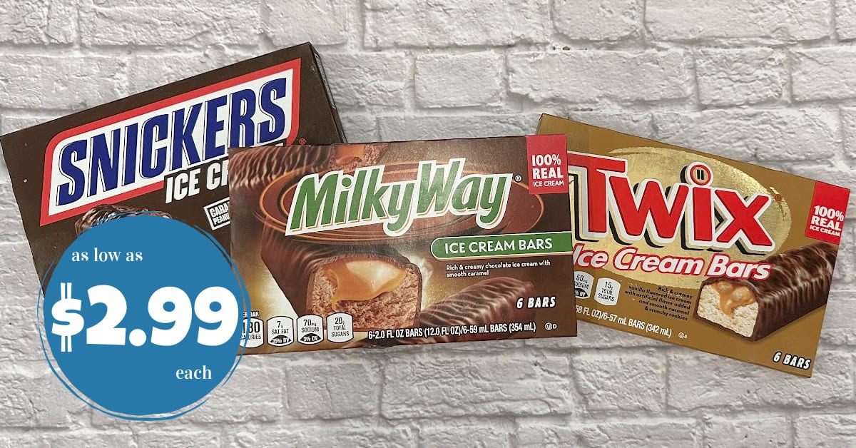 Mars Ice Cream Bars as low as $2.99! - Kroger Krazy