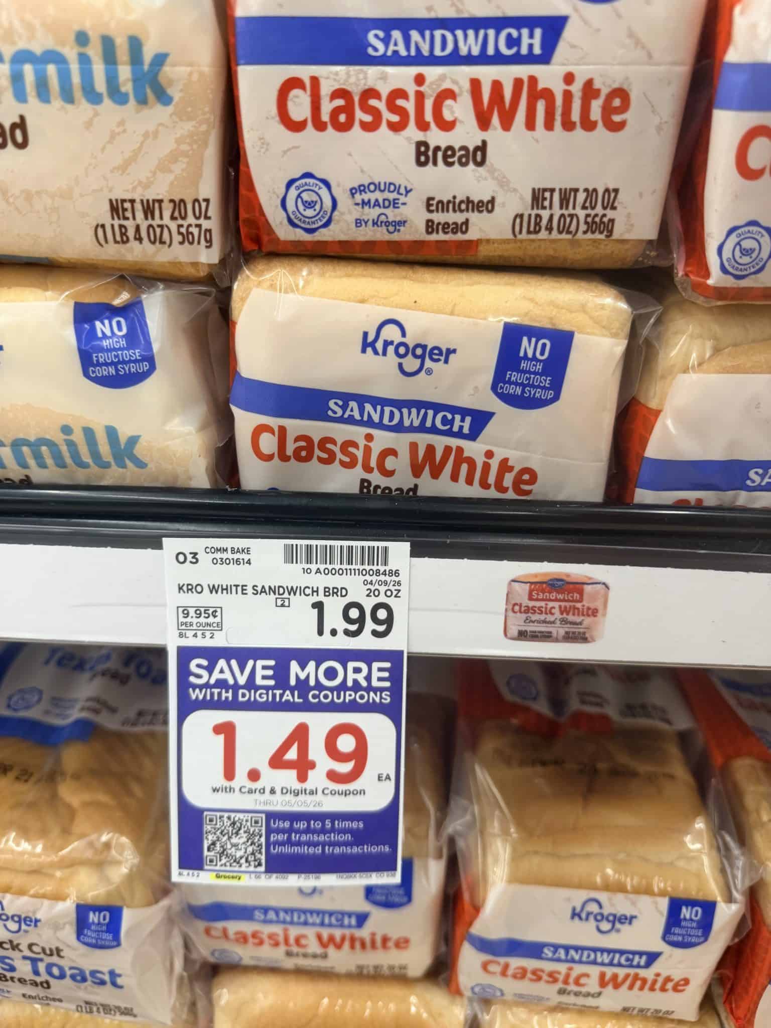 Kroger Bread and Buns as low as $1.49! - Kroger Krazy