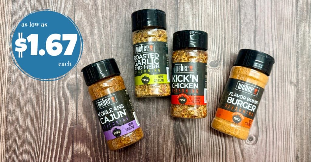 Weber Seasonings as low as $1.67! - Kroger Krazy