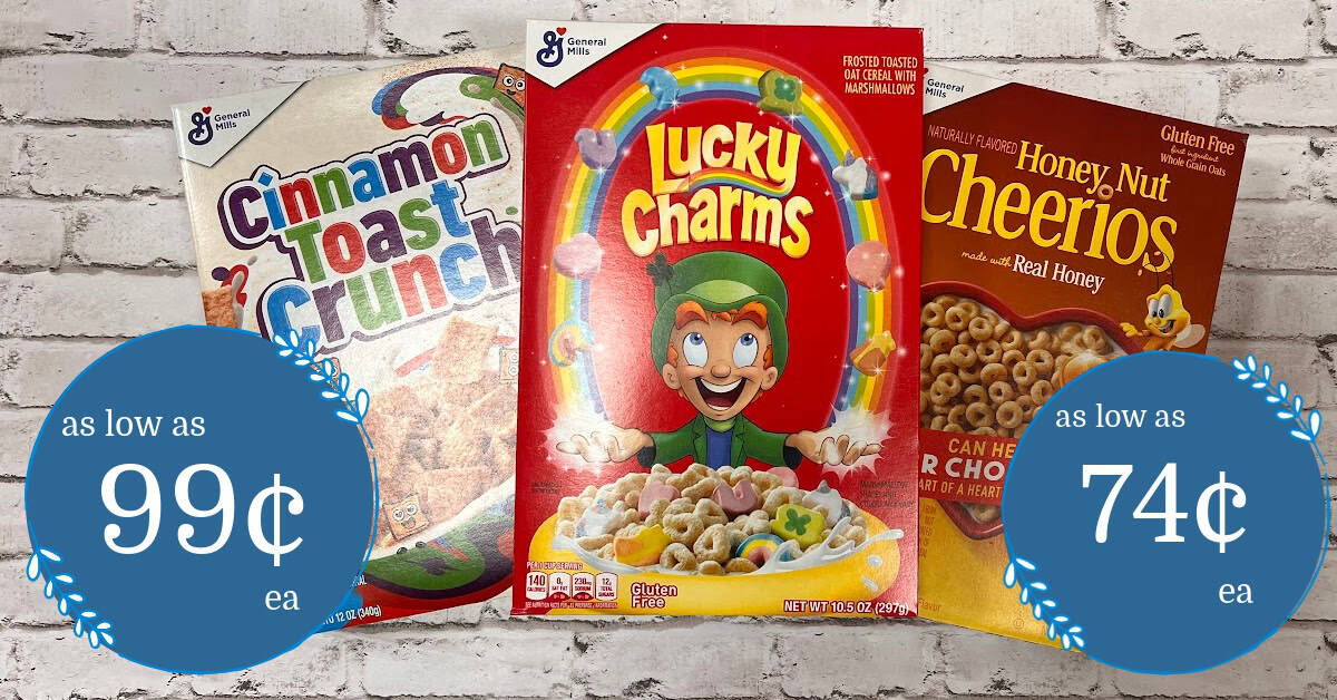 General Mills Cereal as low as 74¢! - Kroger Krazy