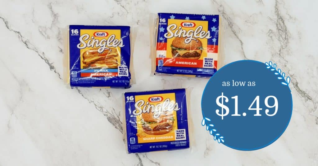 Kraft Singles are $2.49 at Kroger! - Kroger Krazy