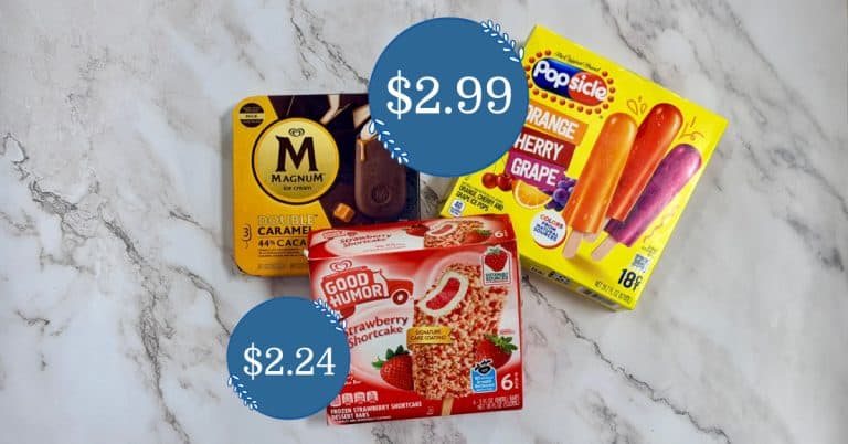 Kroger Frozen Treat Deal! Popsicle &Magnum Bars are $2.99 (Good Humor ...
