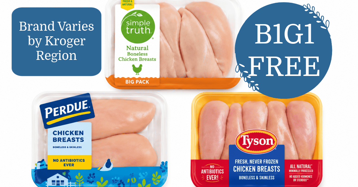 B1G1 FREE Chicken at Kroger (Includes Perdue, Simple Truth and Tyson ...
