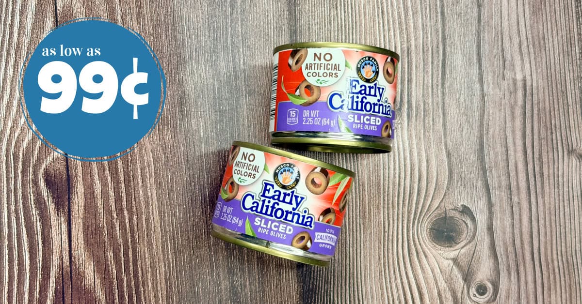 Early California Olives as low as 99¢! - Kroger Krazy