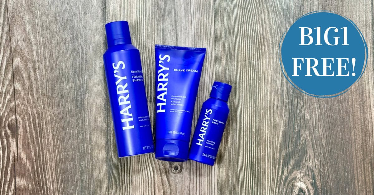 Harry's Shave Items are B1G1 FREE! - Kroger Krazy