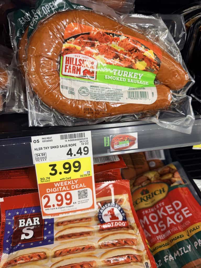 Hillshire Farm Smoked Sausage as low as $2.99! - Kroger Krazy