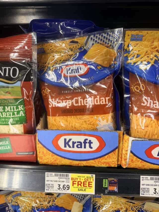Kraft Shredded Cheese is B1G1 FREE! - Kroger Krazy