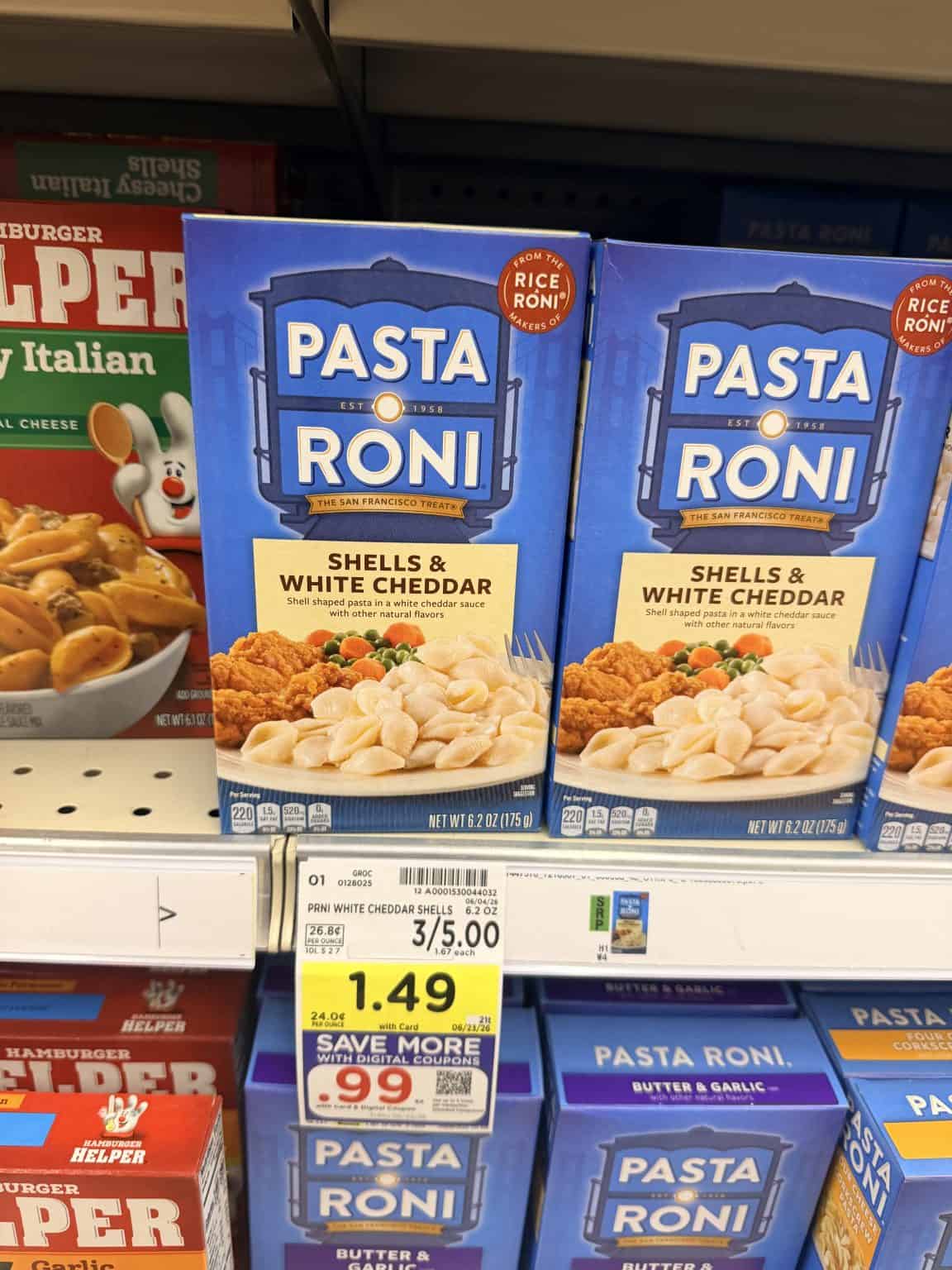 Pasta Roni and Rice-A-Roni as low as 99¢! - Kroger Krazy
