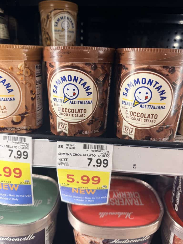 Sammontana Italian Gelato as low as $3.49! - Kroger Krazy
