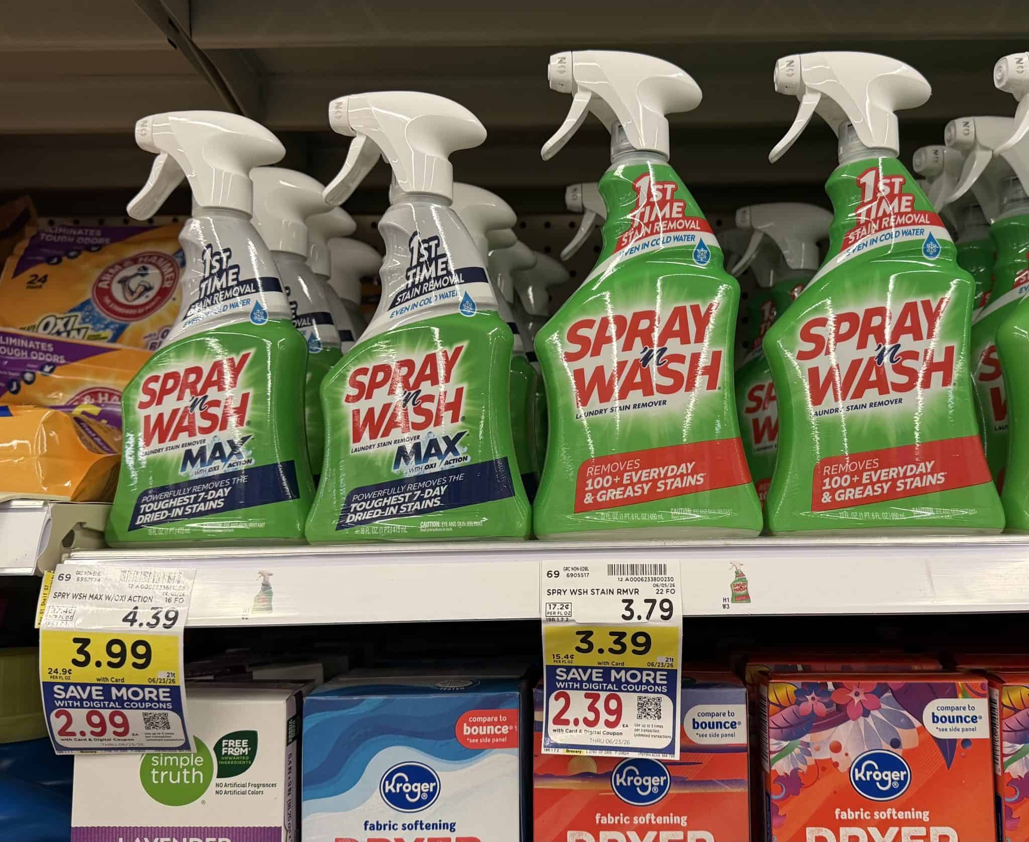 Spray 'N Wash as low as $2.39! - Kroger Krazy